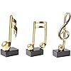 Amazon.com: DOYIFun 3pcs Music Note Decor Musical Sculpture Statue ...