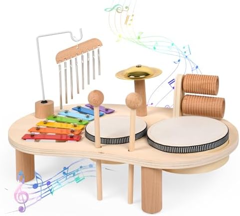 Toddler Musical Instruments International Natural Wooden Percussion ...