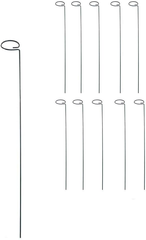 Metal Plant Supports Loop Stakes 5 pack 80cm, 100cm or 130cm tall (80cm ...