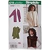 Simplicity Pattern 8218 Misses' Easy-to-Sew Jackets and Vest, Paper ...