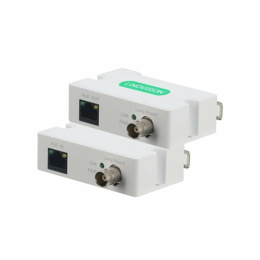 Amazon.com: 【Upgraded】LINOVISION POE Over Coax EOC Converter IP Over ...