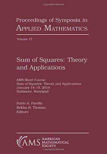 Amazon.com: Sum of Squares: Theory and Applications (Proceedings of ...