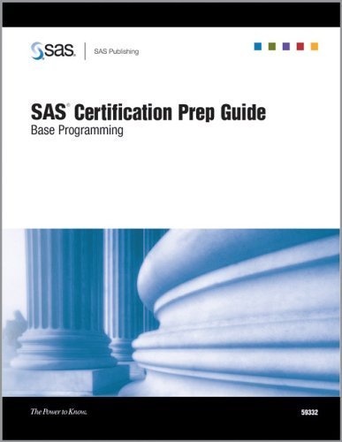 Sasr Certification Prep Guide Base Programming Institute Sas