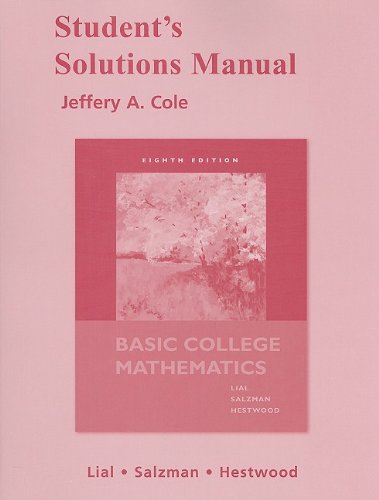 Amazon.com: Basic College Mathematics: 9780321574640: Lial, Margaret L ...