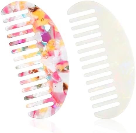 Amazon.com : YUXIANLB Travel Comb - Mini Detangling Combs, Wide Tooth ...