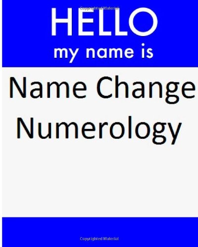 Name Change Numerology: Peterson, Ed: 9781490963624: Amazon.com: Books