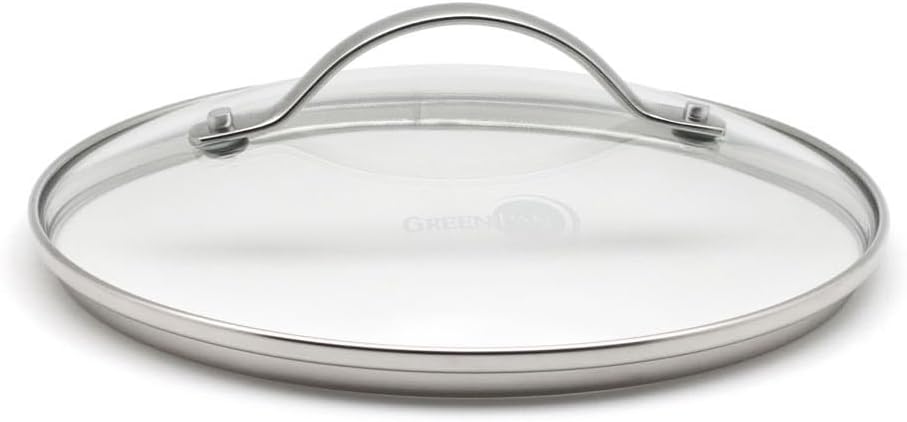 Amazon.com: GreenPan Universal 16 cm Glass Lid with Stainless Steel ...