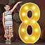 Marquee Light Up Numbers, Led Large Numbers Letters Sign Numbers Large ...