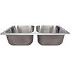 RecPro RV Double Bowl Kitchen Sink | 27" x 16 x 7" | Stainless Steel ...
