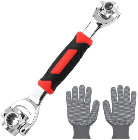 RVXlRDN Universal Wrench 52 in 1 Socket Wrench, Professional Multi-Functional Rotating Tools ...