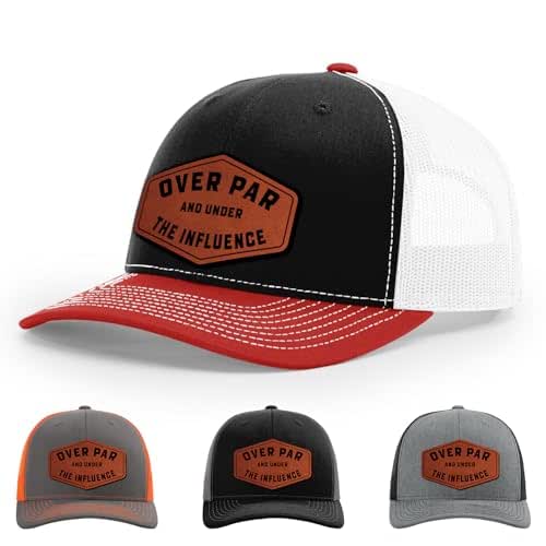 Amazon.com: Over Par And Under The Influence, Golf Hat, 112 Style ...