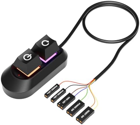 Verilux Desktop Computer Power Switch, Computer On/Off Switch, Push ...