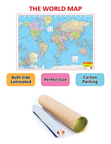 World Map - Laminated Both Sides - Price History