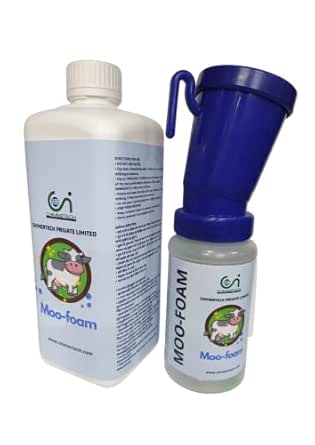 MooFoam 1kg - with Foam Cup - Cow, Sheep, Goat Teat Cleaning, Udder ...