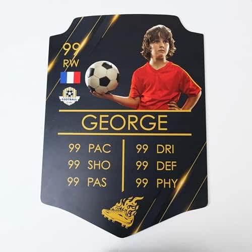Amazon.com: TRENDSHOPIC Personalized FIFA Ultimate Team Card - Football ...