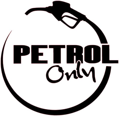 Meira Petrol Only Sticker for Car Fuel Tank (Reflective) (10CM X 10CM ...