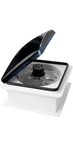 Amazon.com: OUTPRIZE Upgraded Remote Control RV Roof Vent Fan, 12V DC ...