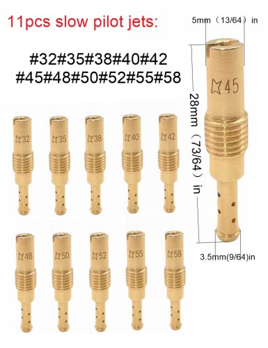 Snapklik.com : Aftermarket 22pcs Carburetor Jet Kit W/11 Main Jets And ...