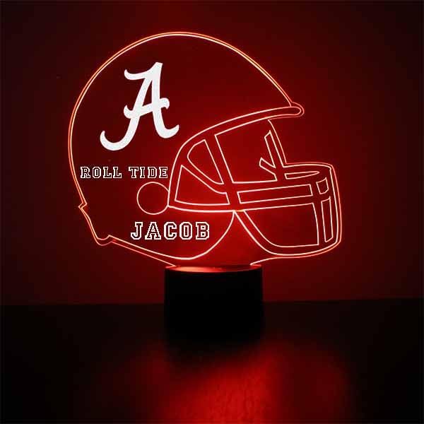 Custom University of Alabama Crimson Tide Football LED Sign Night Light ...