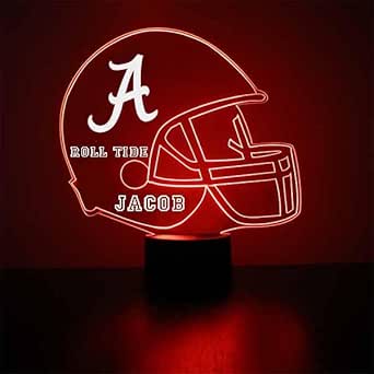 Amazon.com: Custom University of Alabama Crimson Tide Football LED Sign ...