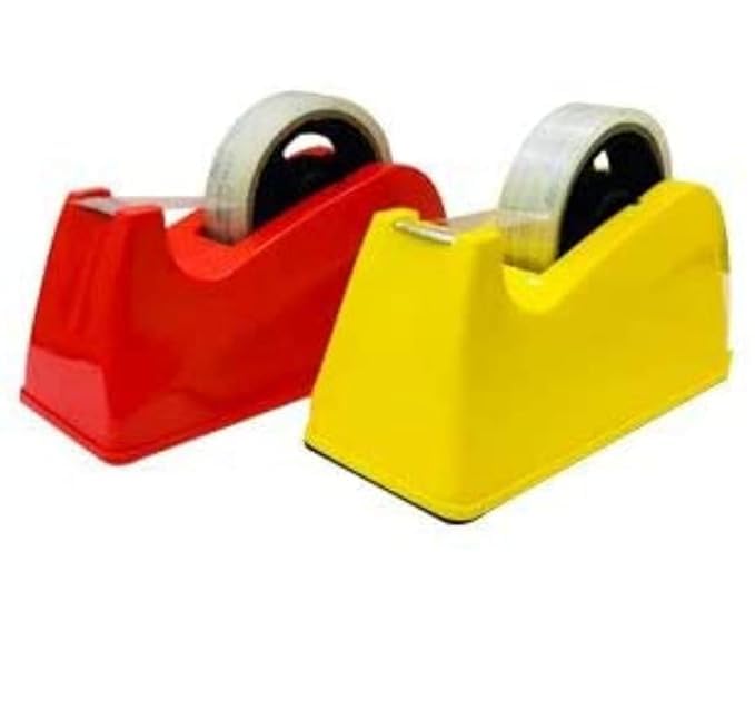 FGT Cello Tape Dispenser (Machine) for 1 Inch Tape Roll (Color May Vary ...