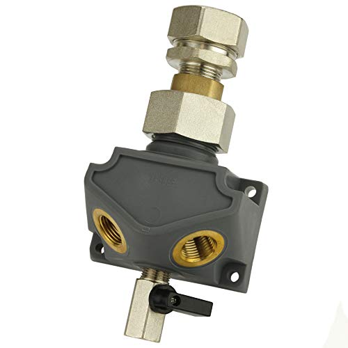 Maxline M8203 Dual Port Outlet Kit 1" Inlet Two 1/2" Outlet Ports Line ...