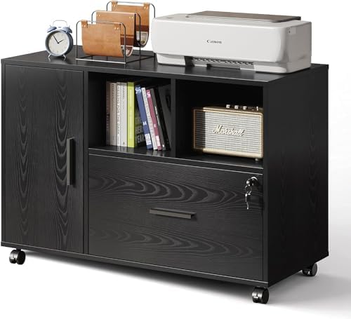 Amazon.com: YITAHOME Large Lateral File Cabinet with Lock, 1 Drawer ...