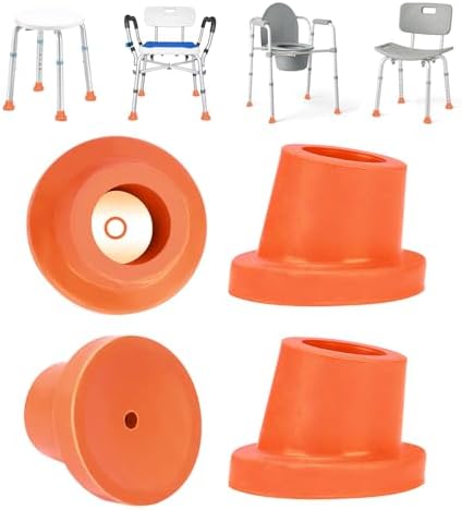 Amazon.com: supregear Shower Chair Leg Caps, Heavy Duty Rubber, Fits 1 ...