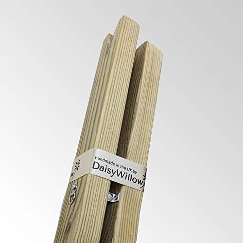 Wooden Washing Clothes Line Prop Collapsible Foldable Handmade Strong ...