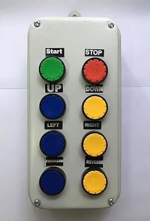 Airon (Metal Body) 8 way NO/NC Contact Start, Stop, Up, Down, Left ...