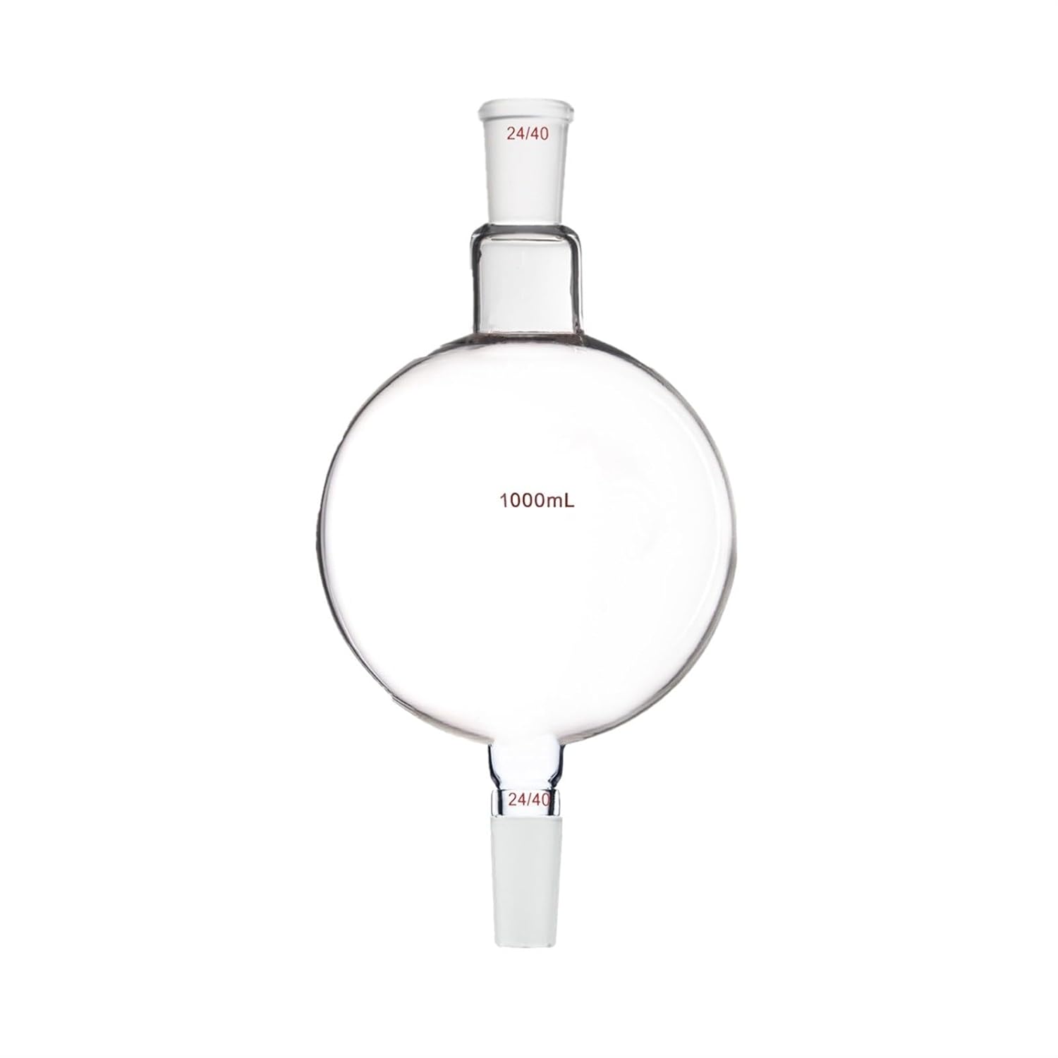 UNKOMN Lab Flask 1000ml 24/40 Chromatography Reservoir Glass Flask 1L ...