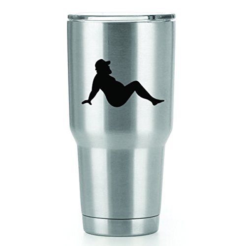 Mud Flap Man Funny Vinyl Decals Stickers (2 Pack!!!) | Yeti Tumbler Cup ...