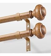 Amazon.com: Wolistsa Antique White Curtain Rods for Windows 30 to 56 ...