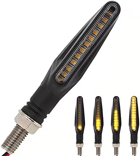 Amazon.com: Kardne 4 Pcs Motorcycle LED Turn Signals, Front + Rear ...