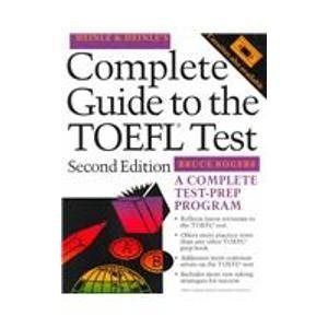 The Complete Guide to the TOEFL Test | Amazon.com.br