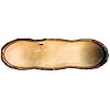 Amazon.com | roro 18 in Natural Wood Long Tray with Bark Edge Made From ...