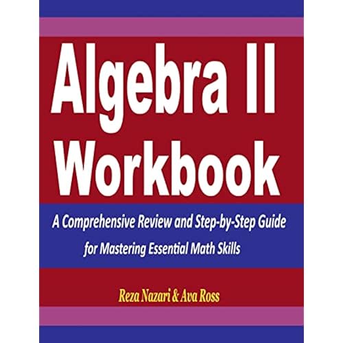 Snapklik.com : Algebra 2 Workbook: A Comprehensive Review And Step-by-Step Guide For Mastering ...