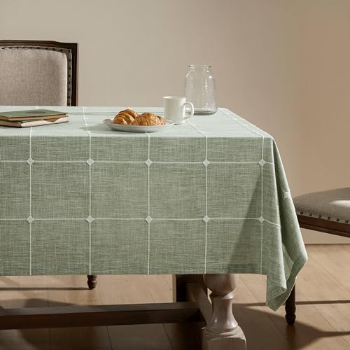 Amazon.com: Zobesta Linen Table Cloth Cotton Tablecloth Square ...