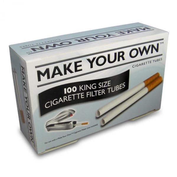 100 Count RIZLA King Size Cigarette Filter Tubes - Make Your Own ...