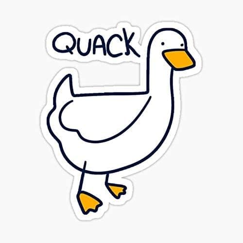 Amazon.com - Quack Duck Sticker - Sticker Graphic - Auto, Wall, Laptop ...