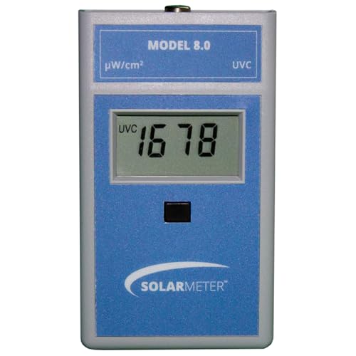 Solarmeter Model 8.0 UVC Lamp Meter, Handheld Digital UV Light Meter ...