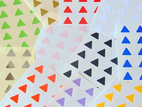 Amazon.com : YIKIADA Red Multi-Shaped Labels Color Coding Stickers ...