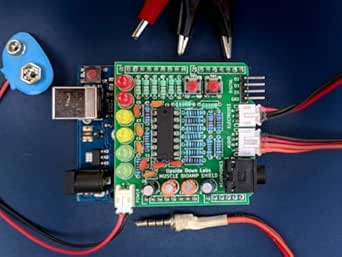 Muscle BioAmp Shield for Arduino Uno | Muscle Sensor (EMG) | Visualize ...