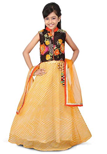 Buy Suman Girl's Net Readymade Lehenga Choli (SUMSLCHHLI44_2-3 Years ...