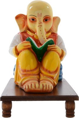 Buy JaipurCrafts Premium Collection Lord Ganesha Reading Book On Deewan ...