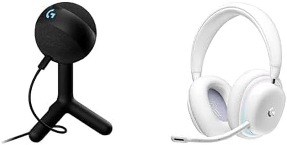 Logitech G Yeti Orb RGB Gaming Microphone with LIGHTSYNC + G735 ...