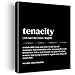 Amazon.com: Tenacity Definition Canvas Wall Art Poster Print Gift ...