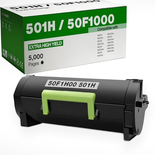 Amazon.com: LeciRoba 10000 Page-Yield 50F1X00 501X Remanufactured Toner ...