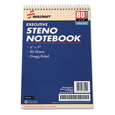 7530002237939 Executive Steno Notebook, 6 x 9, WE, 80 Sheets, 12 Pads ...