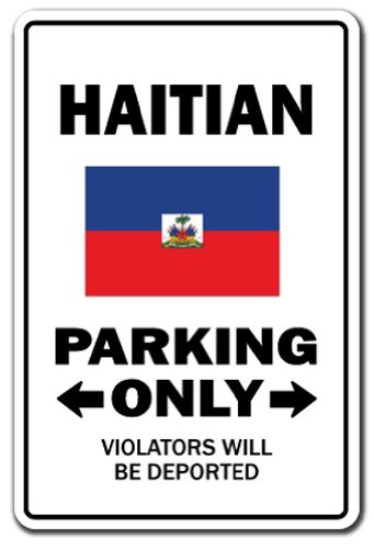 Buy HAITIAN Parking Sign haiti caribbean island vacation resort ...